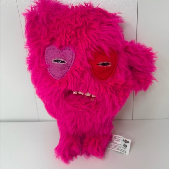 Fuggler | Toys | Plush Monster Toy Pink And Red | Poshmark
